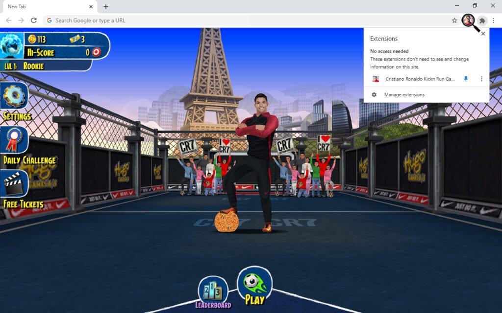 Cristiano Ronaldo Kickn Run Game - Play Online Zillak Games